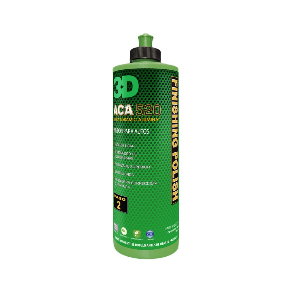 Segundo paso Polish ACA 520 Finishing - 1/2 Lt – 3D Products Chile